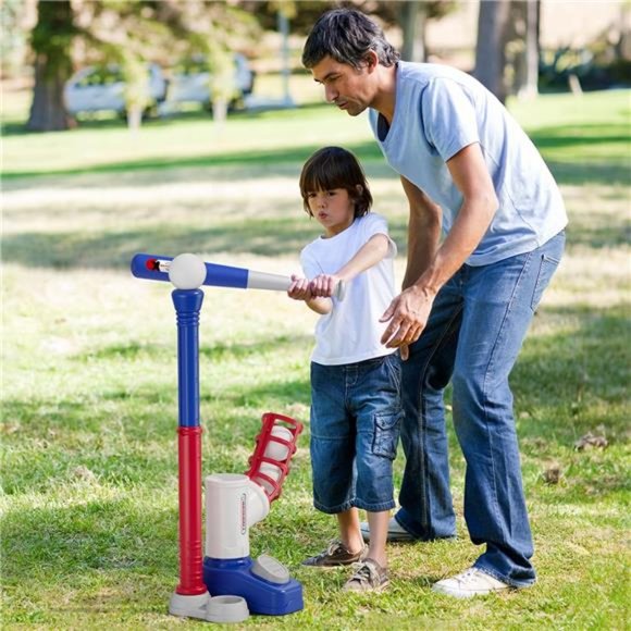 Toys | 2 In 1 T Ball Sets For Kids 35 Tee Ball Set With Step On ...